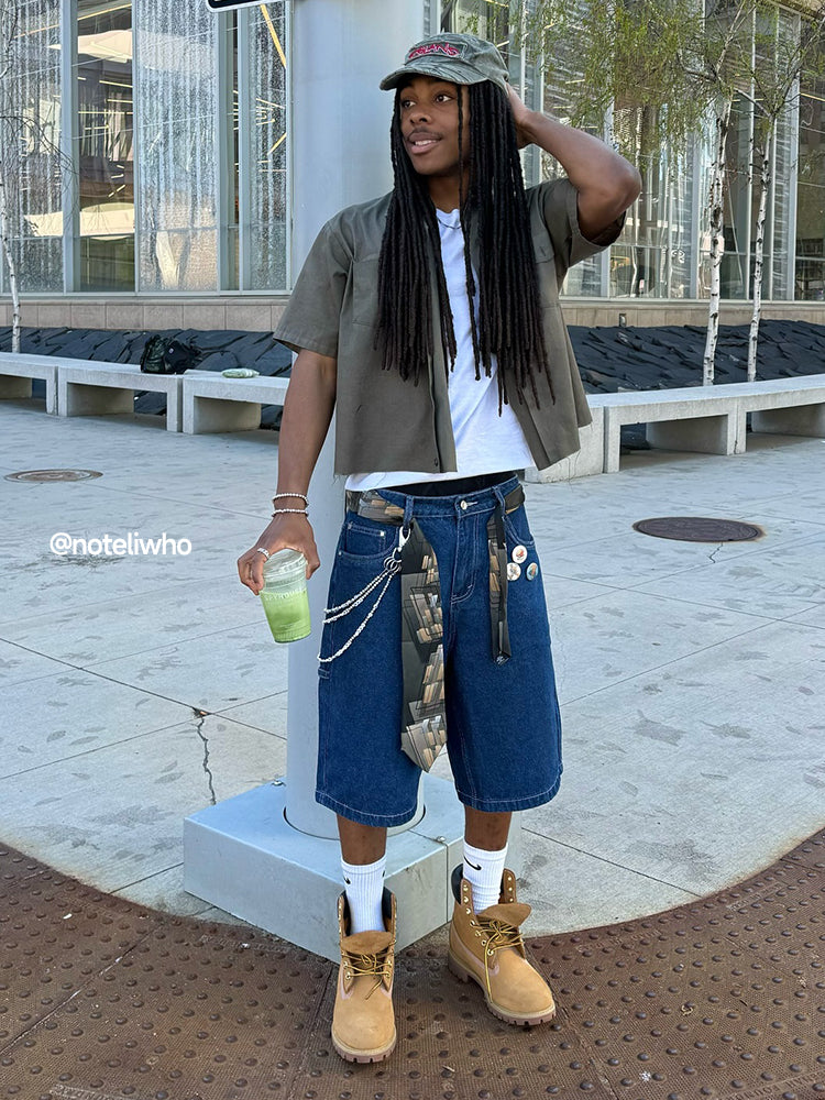 Paper Straight Classic Denim Shorts